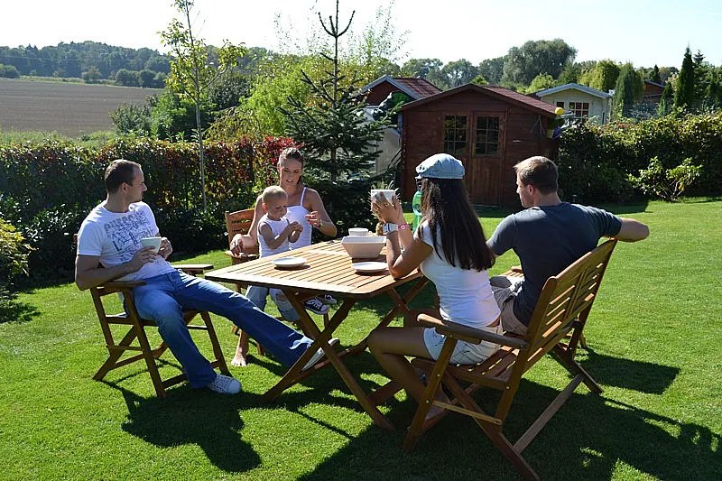 Zahradní lavice skládací dvoumístná WESTMINSTER