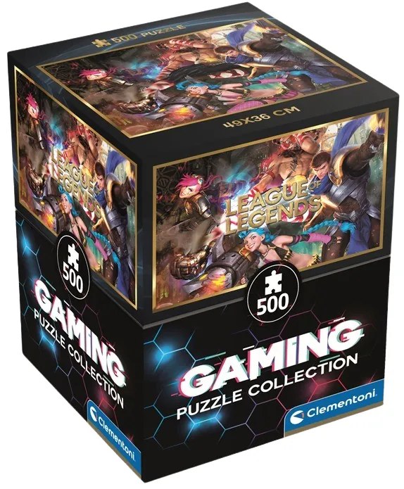 Clementoni - Puzzle 500 Cube Liga spravedlnosti