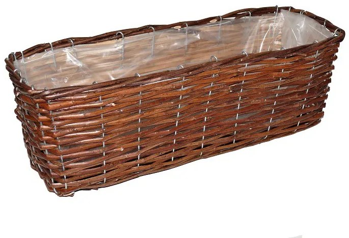 Košíkárna Truhlík proutěný 40x16 cm