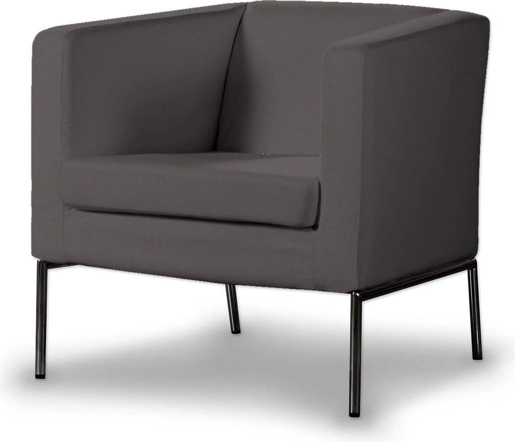 Potah na křeslo IKEA Klappsta barva hnědá látka sametová