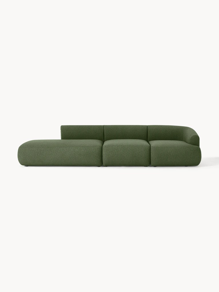Modulární bouclé šezlong Sofia, 2místný