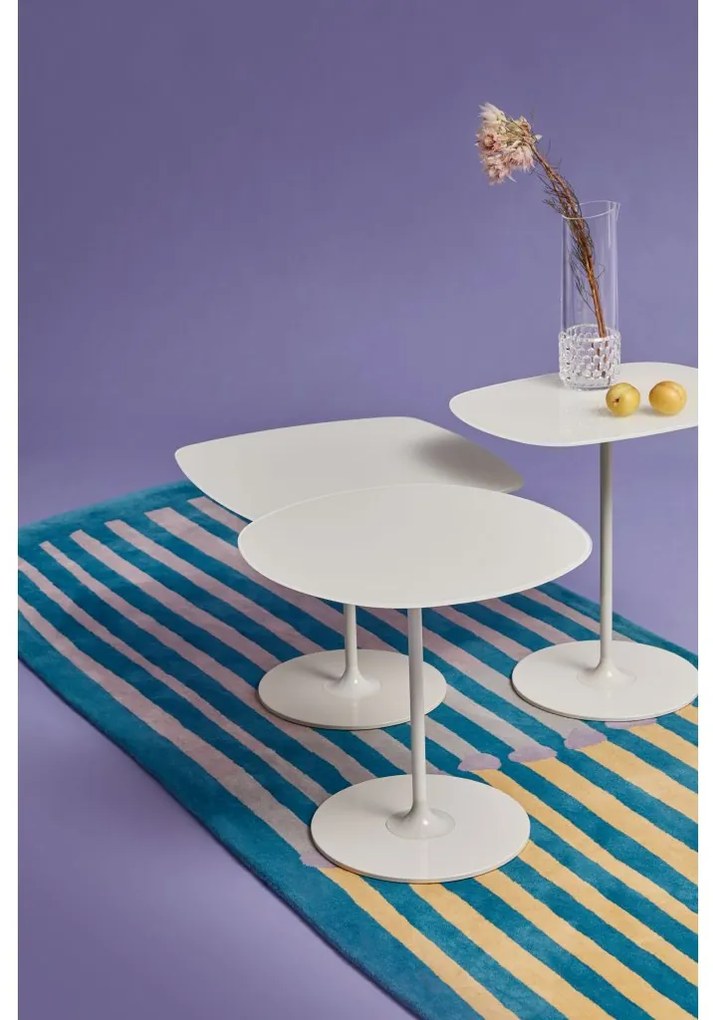 Odkládací stolek THIERRY, více variant - Kartell Barva: šedá, Výška: 50 cm