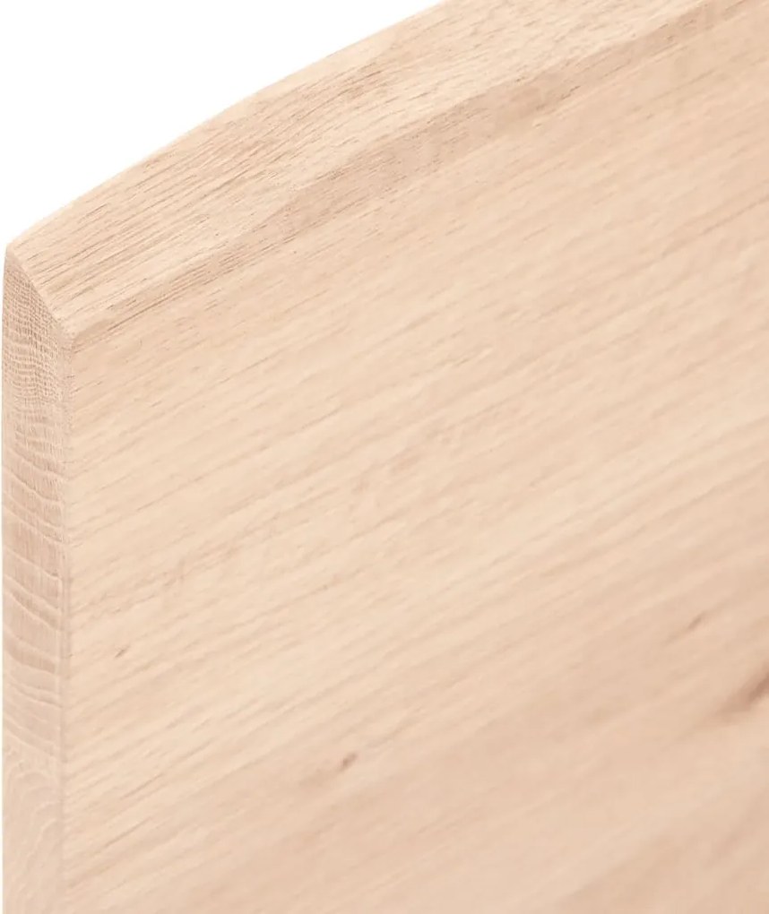 Koupelnová deska 100 x 50 x 2 cm neošetřené masivní dřevo 3156035