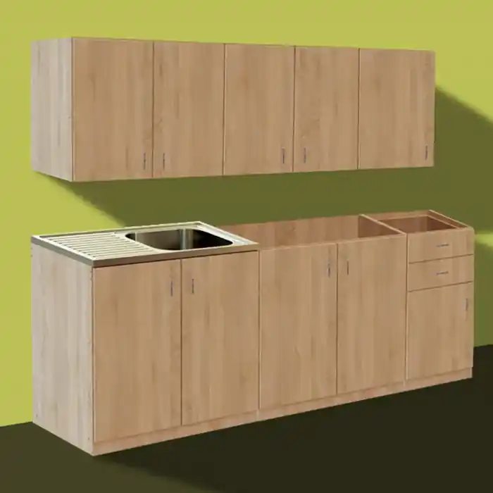 A-Interiéry Kuchyňská skříňka spodní s dvojdřezem KCH-400 S 80-2D -  kch400s80-2d | BIANO