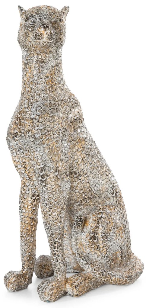 DEKORAČNÍ FIGURKA BARY 12X8X24 CM ŠEDÁ