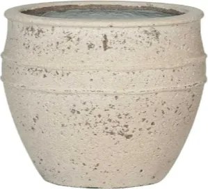Designový květináč KALDERO, vláknocement, 41x33 cm, béžový