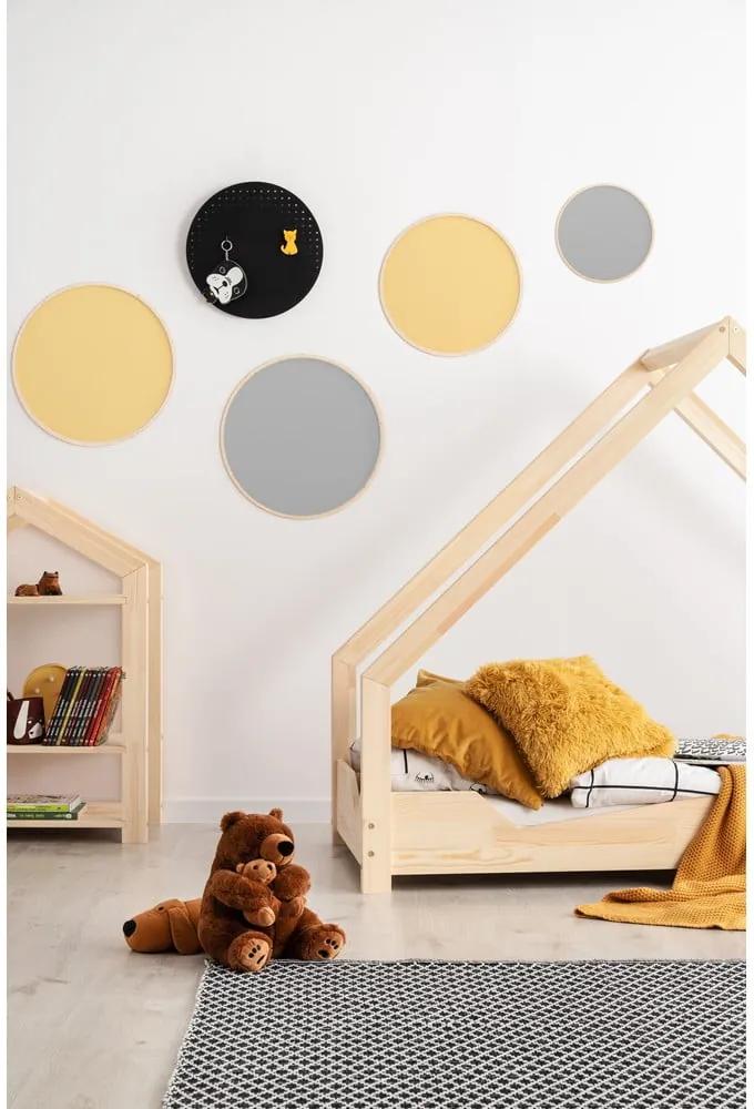 Adeko Dětská postel domeček Loca A Velikost postele: 140x100 cm Barva: dekor přírodní dřevo přírodní