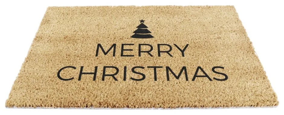 Rohožka s vánočním motivem z kokosového vlákna 40x60 cm Merry Christmas – Artsy Doormats