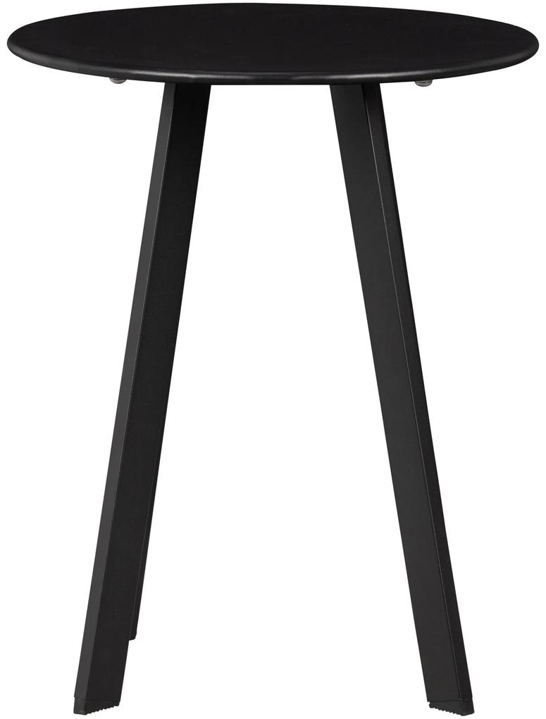 WOOOD Konferenční stolek FER kovový černý Ø40CM