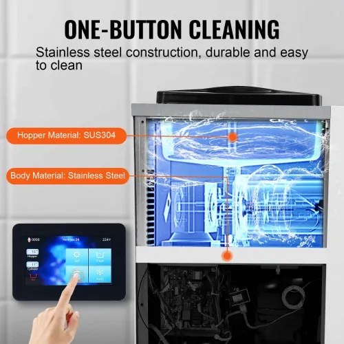 Výrobník zmrzliny na jemné servírování zmrzliny s výtěžností 10 l/h s jednou