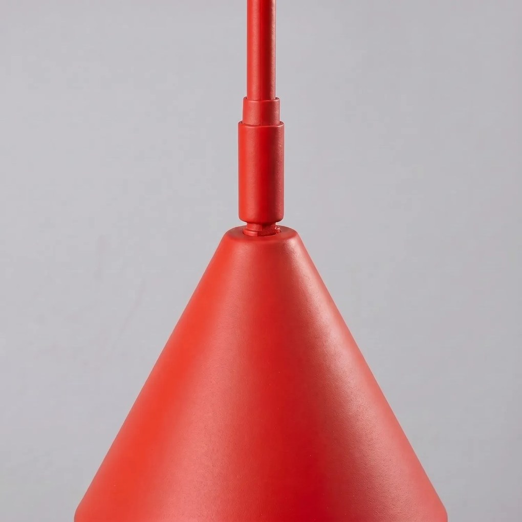 Sollux Lighting Nástěnné svítidlo NOX 2 červené s vypínačem