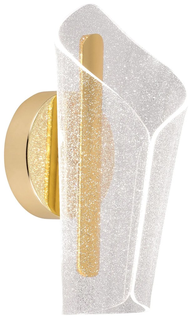 Toolight Nástěnné LED osvětlení Glamour G030-W zlaté