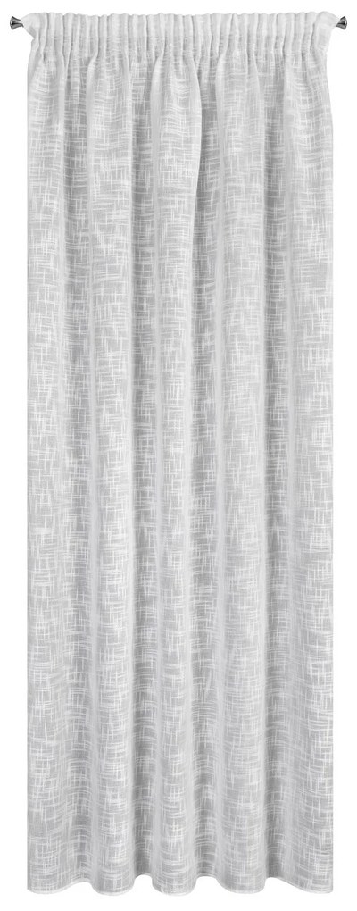 ZÁVĚS NA PÁSCE RUBI 140X270 CM BÍLÁ