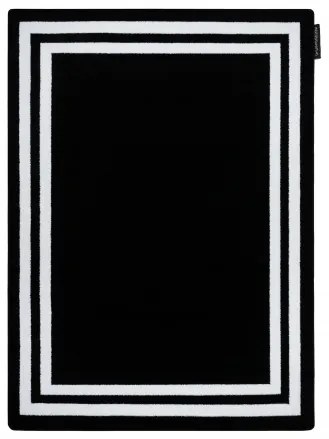 koberec HAMPTON Rám, černý velikost 160x220 cm | krásné koberce cz