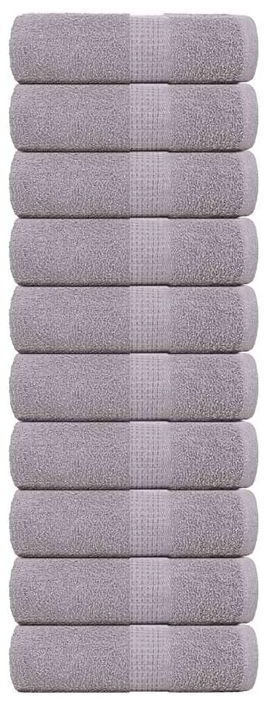 Ručníky FROGN 10 ks šedé 30x30 cm 360 g/m² 136826