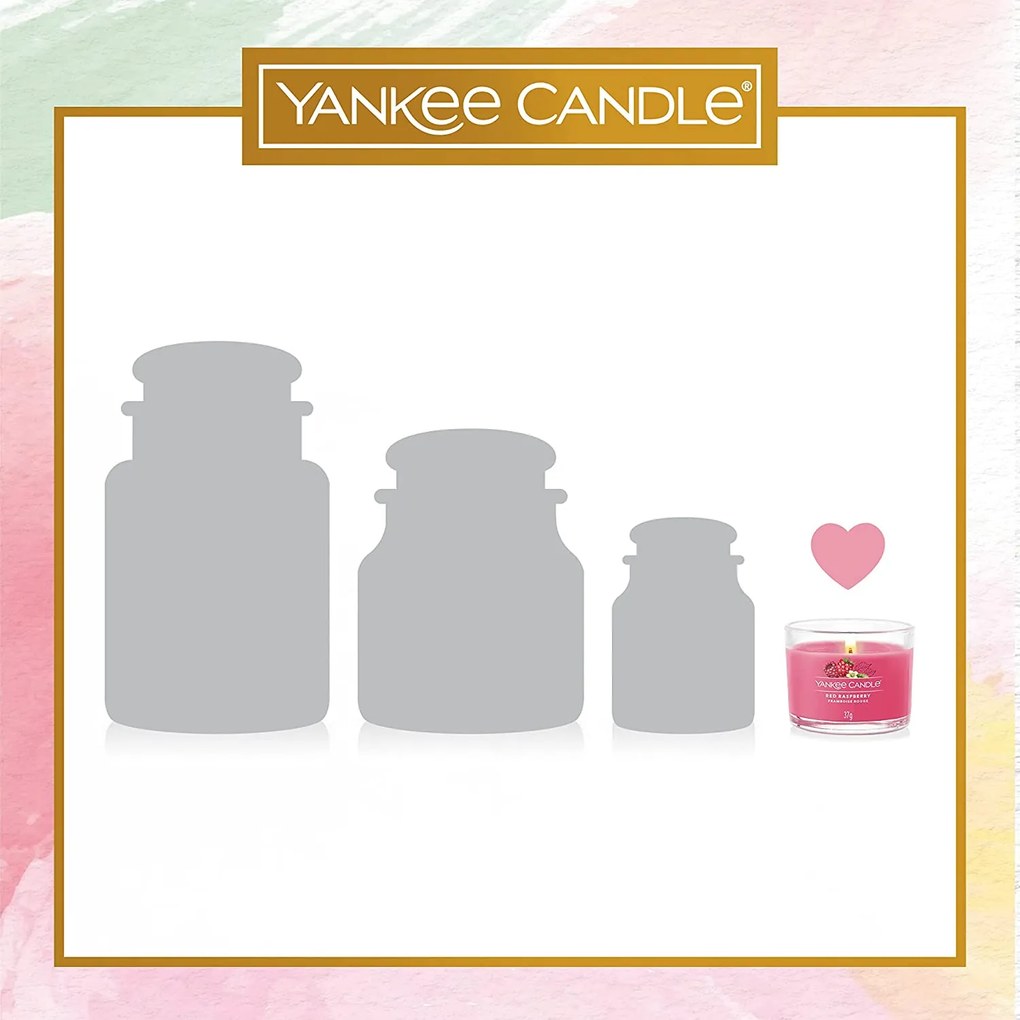 Yankee Candle Dárková sada: 3x votivní svíčka ve skle 3x 37g