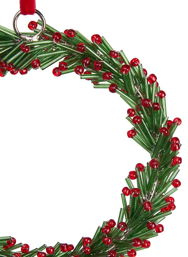 X-MAS Věneček s perlami 12 cm