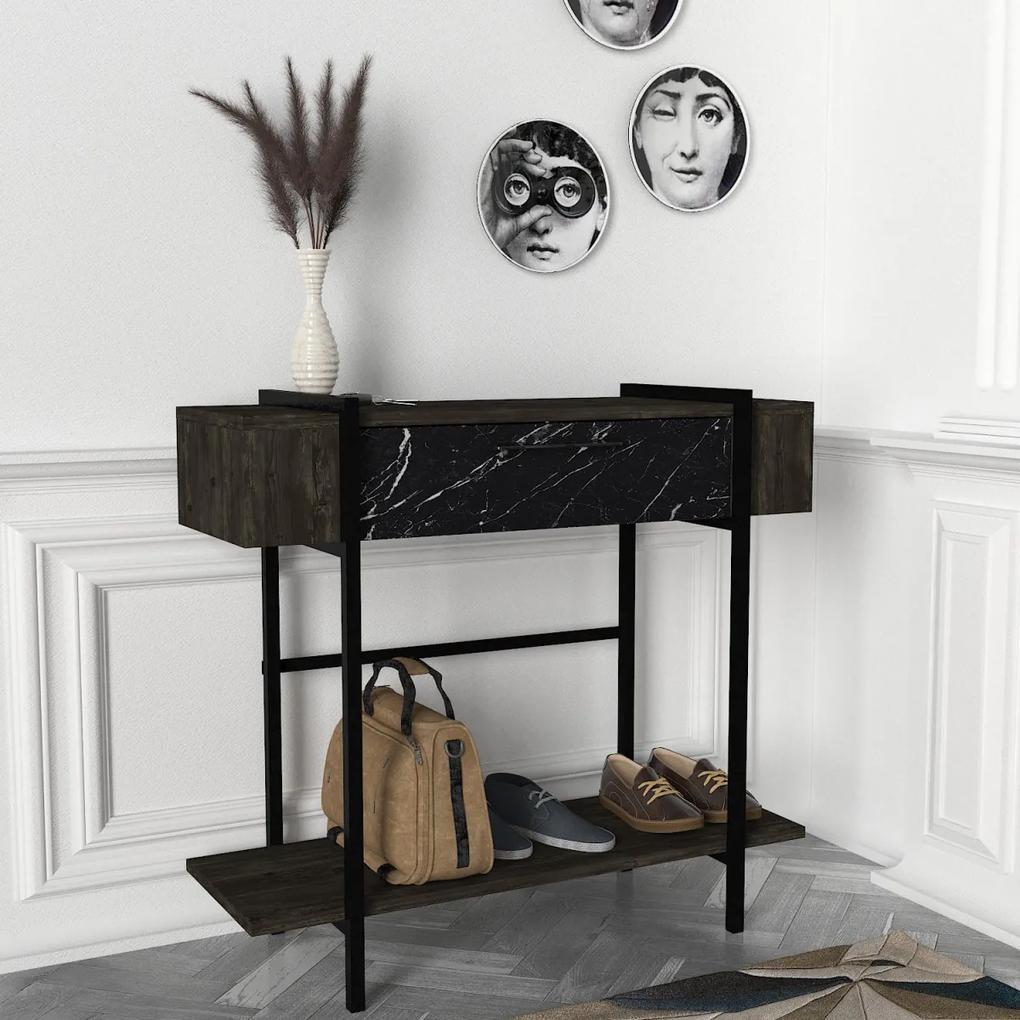 Konzolový stolek Lisbon 90 cm černý
