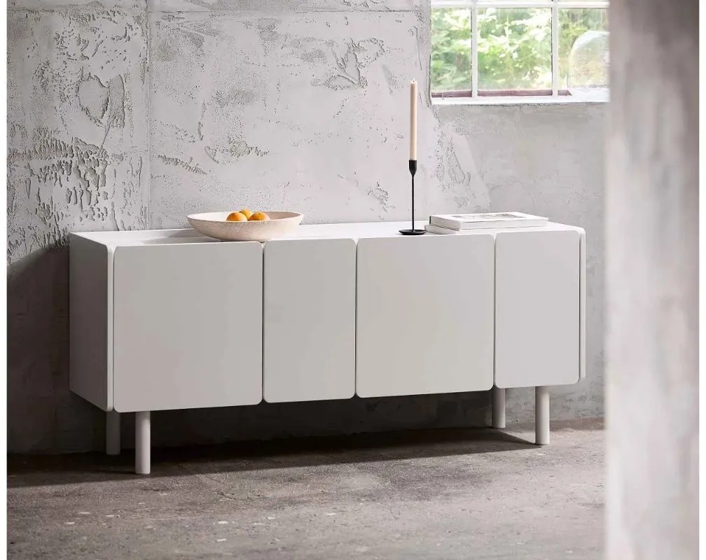 Designová komoda Feliciana 160 cm bílá