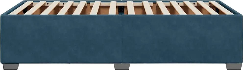 Rám postele modrý 90 x 190 cm samet 3284605