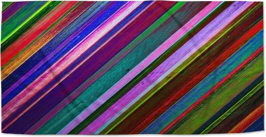 Sablio Ručník Nabarvené dřevo - 30x50 cm