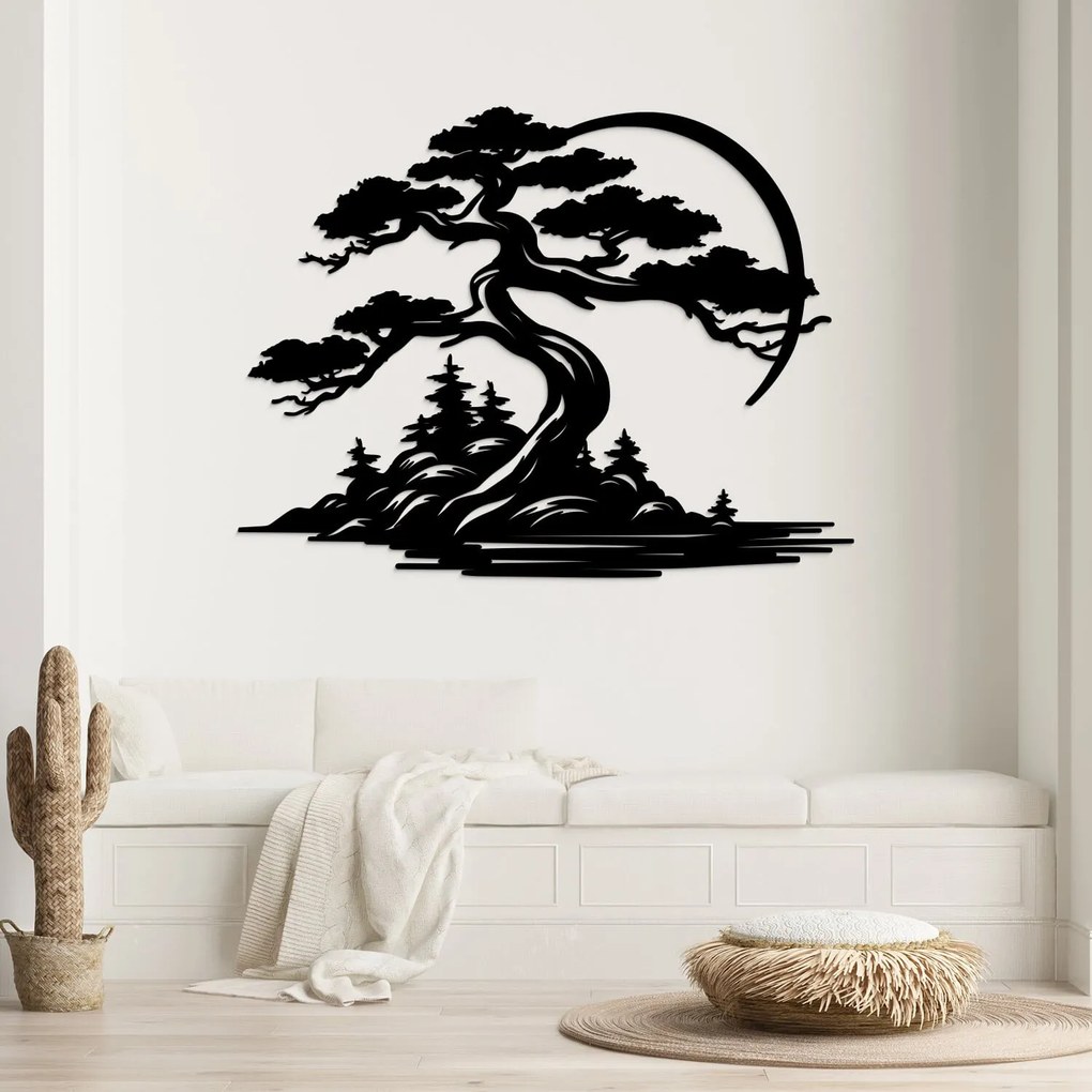 DUBLEZ | Dřevěný obraz stromu - Bonsai | Obraz