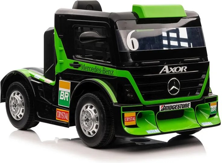 LEAN CARS Elektrické autíčko Mercedes XMX622, LED světla, dálkové ovládání, zelené