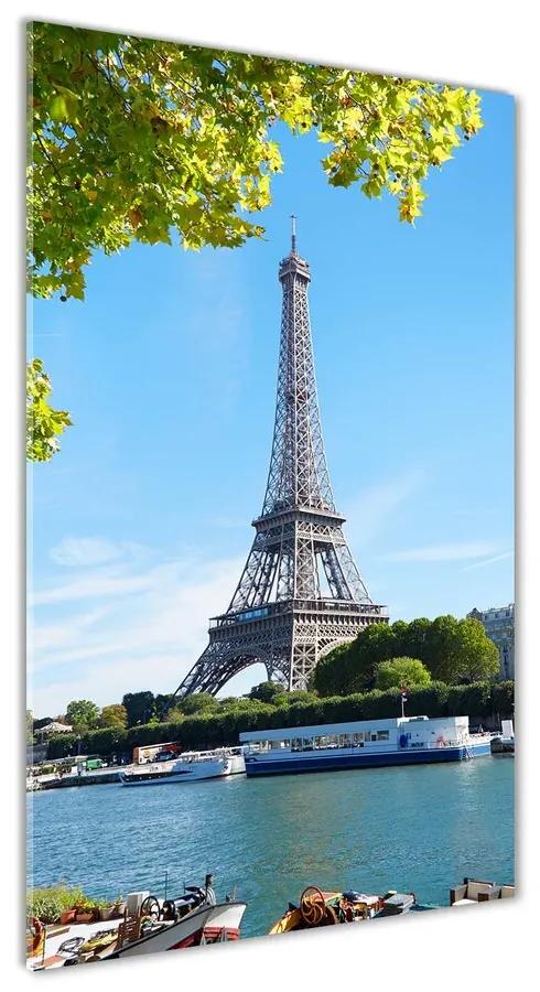 Wallmuralia Fotoobraz na skle Eiffelová věž Paříž 70x140 cm