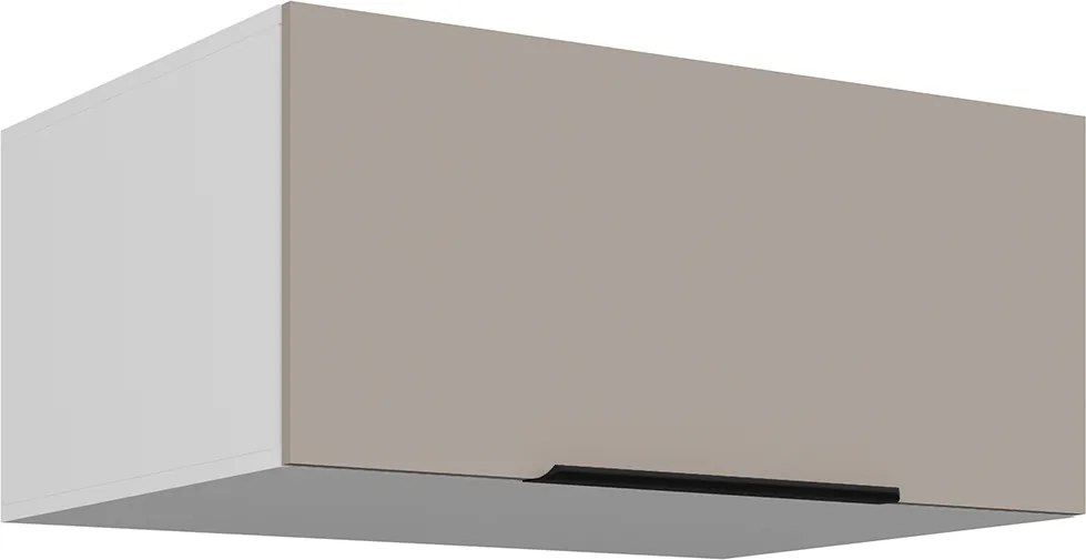 ARIA lb | horní skříňka 80 NAGU-36 1F výklopná | 80 cm | HLUBOKÁ | ANTI FINGERPRINT povrch | bílá/béžová