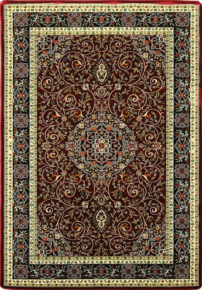 Berfin Dywany, Kusový koberec Anatolia 5858 B (Red), 100x200, červená, chodba / předsíň