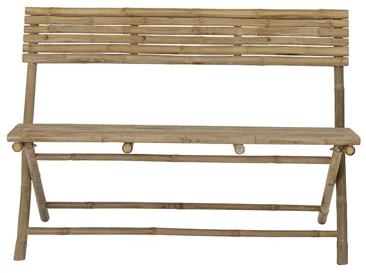 Bambusová lavice sole 120 cm přírodní MUZZA