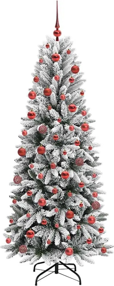 Umělý vánoční stromeček Bílá 180 cm PVC, plast, ocel a PE 3396045