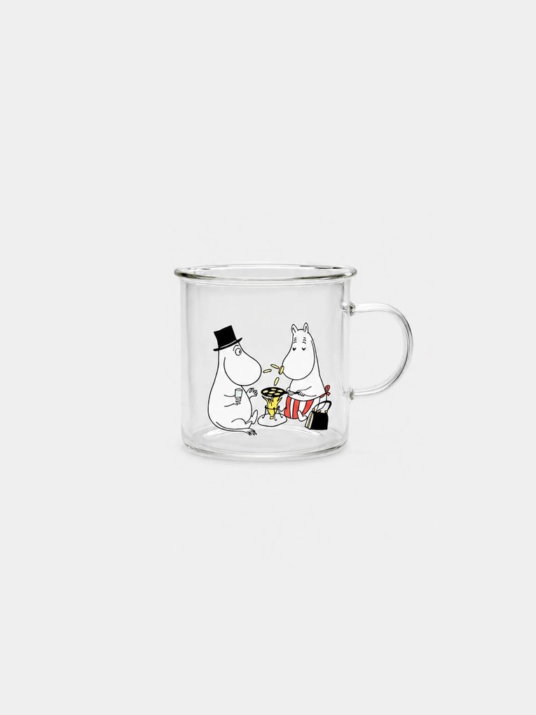 Sinsay - Skleněný hrnek s uchem The Moomins - vícebarevná