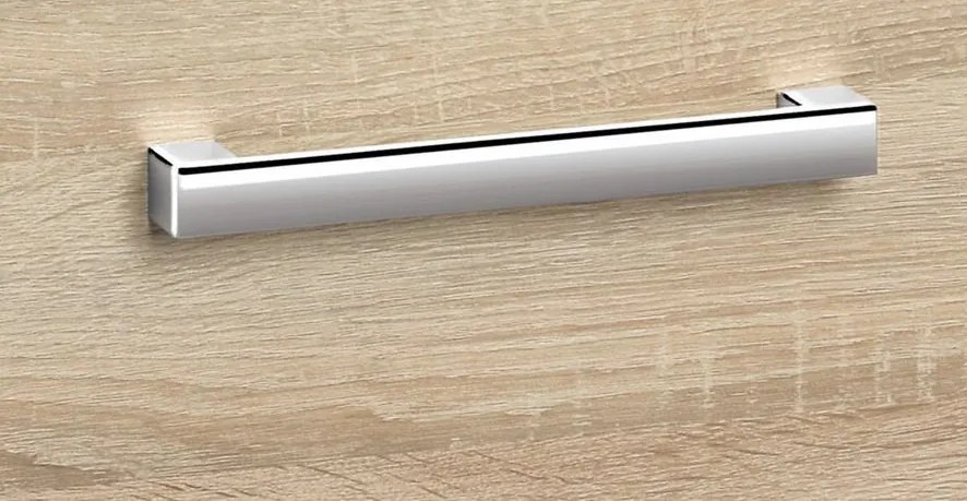 Aqualine Vega skříňka vysoká s košem 184 cm dub platin VG980 Koupelny Bernold