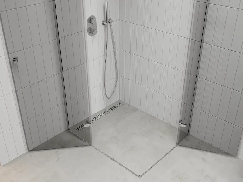 Mexen Roma DUO sprchový kout 120x110 cm, průhledný, chrom, 854-120-110-02-00