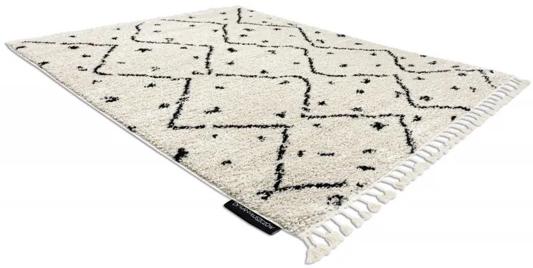 Dywany Łuszczów, Kusový koberec Berber Tetuan B751 cream, 160x220, bílá, ložnice
