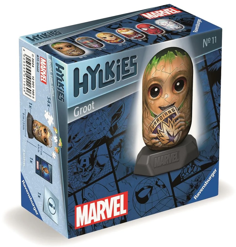 3d puzzle ravensburger 120011606 hylkies marvel: groot