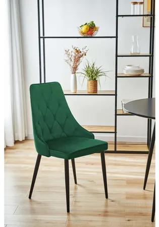 Set 2 ks jídelních židlí SJ.054, zelená