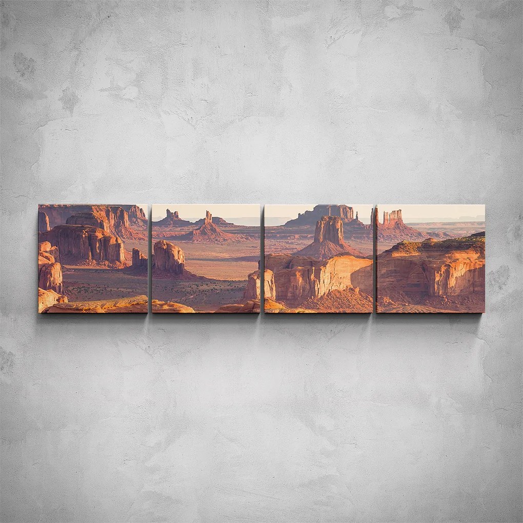 4-dílný obraz - Grand Canyon - PopyDesign