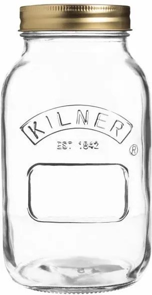 KILNER šroubovací zavařovací sklenice, 1 l