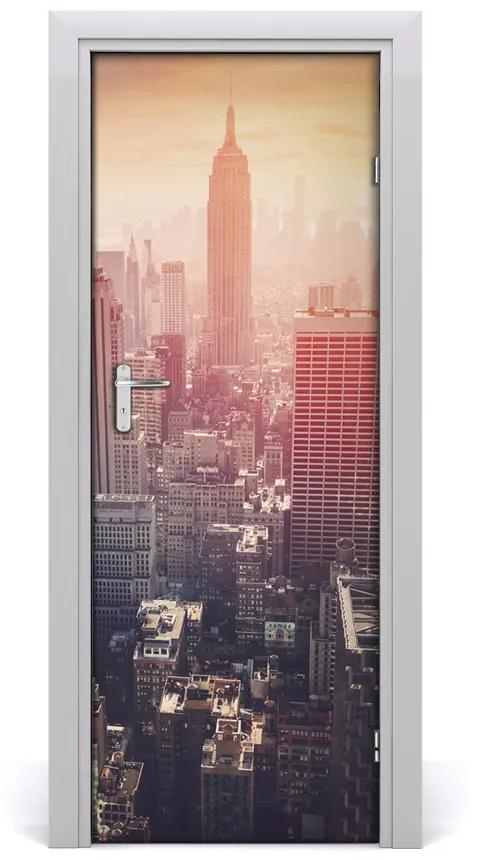 Fototapeta samolepící dveře New York Panorama 75x205cm