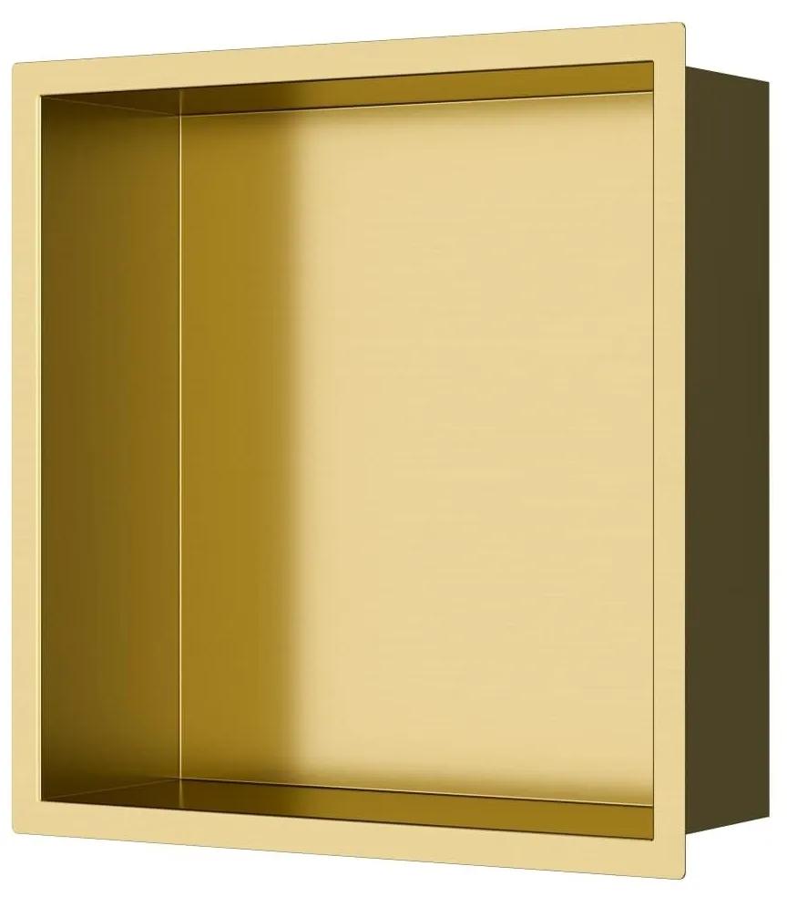Vestavná polička SAT Aurum zlatá 30x30 cm SATAURN3030BG