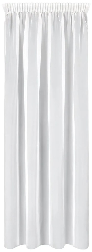 ZÁCLONA NA PÁSCE LUCY 140X270 CM BÍLÁ