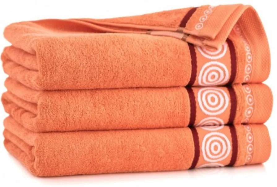Egyptská bavlna ručníky a osuška Marciano 2 - oranžová Velikost: ručník 50 x 90