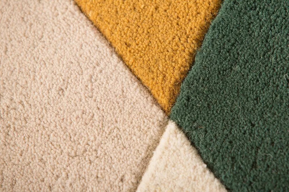 Flair Rugs, Ručně všívaný kusový koberec Illusion Prism Green/Multi, 120x170, vícebarevná, ložnice