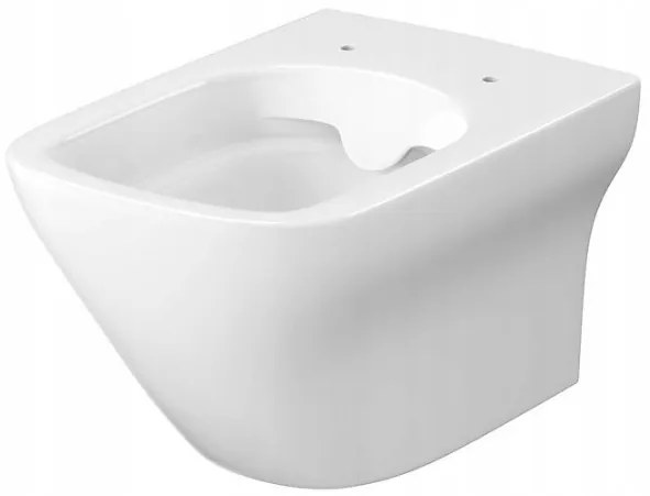 Cersanit Larga Square CleanOn, závěsná wc mísa bez sedátka, bílá, K120-004