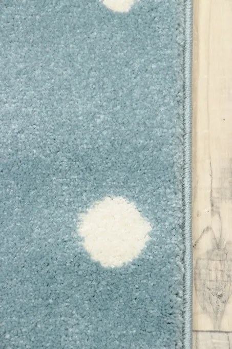 Dětský koberec Kiddy D070A-SFS44 světle modrý / 1060
