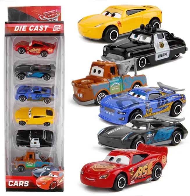 Sada autíček Disney Pixar Cars (6ks, 7ks) Balení: 6 ks
