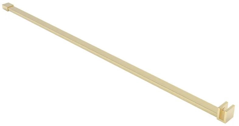 Erga Paris, stabilizační vzpěra pro sprchové zástěny o tloušťce skla 8mm, délka max. 100% 150cm, zlatá lesklá, ERG-V02-PARIS-BAR-GD