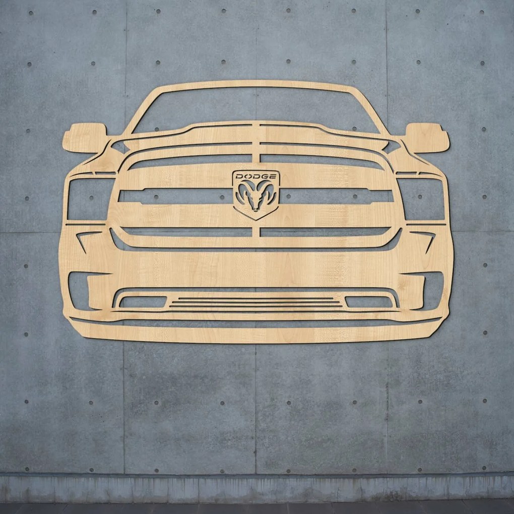 DUBLEZ | Dřevěný obraz auta na stěnu - Dodge Ram